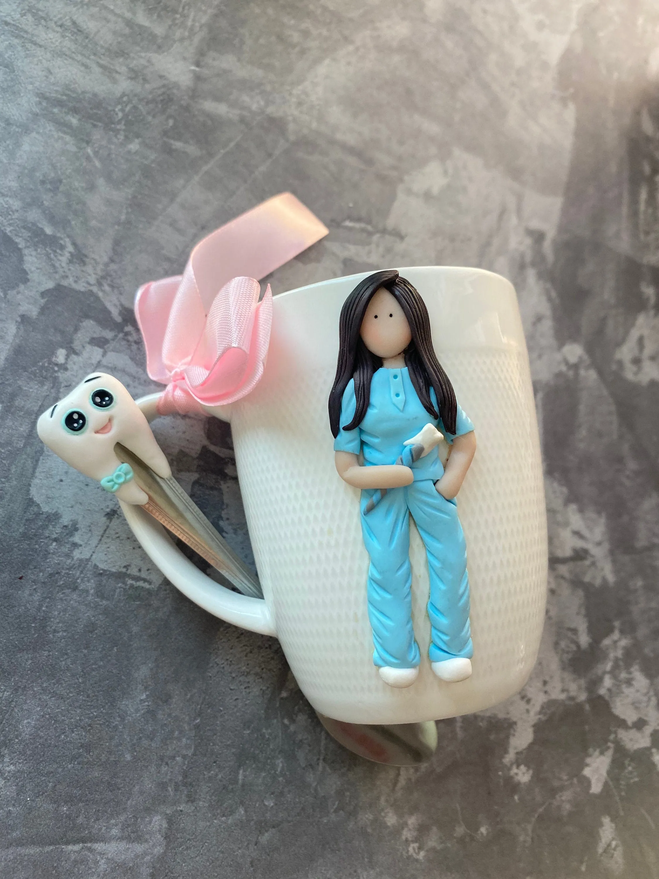 Personalized dentist mug, custom doctor gift, ceramic coffee mug ...