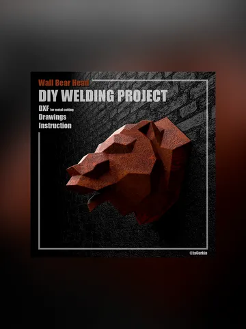 Welding Project Plans Drawings Bull Head (v2) (DXF, PDF) $107.00 | Buy ...