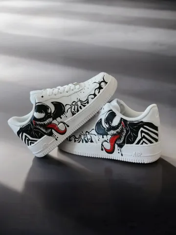 Quack in Style: Handpainted unisex Custom Nike Air Force 1 Sneakers ...