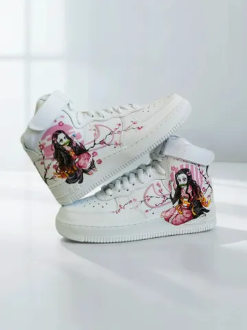 Quack in Style: Handpainted unisex Custom Nike Air Force 1 Sneakers ...